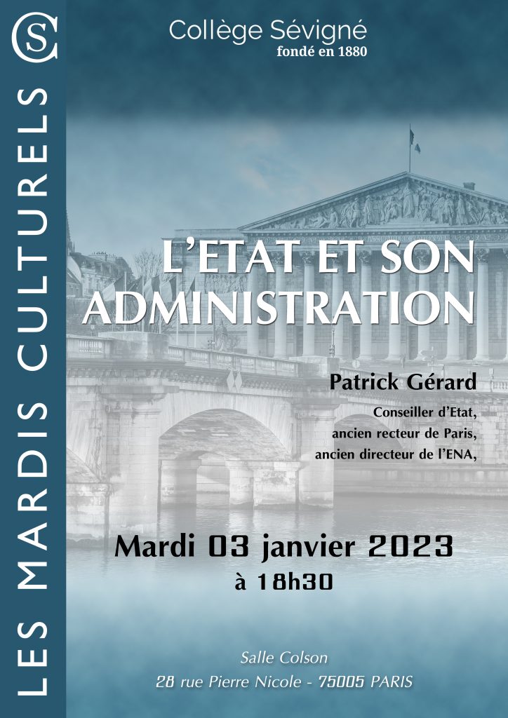 3 janvier : conférence de M. Patrick Gérard | College Sevigne